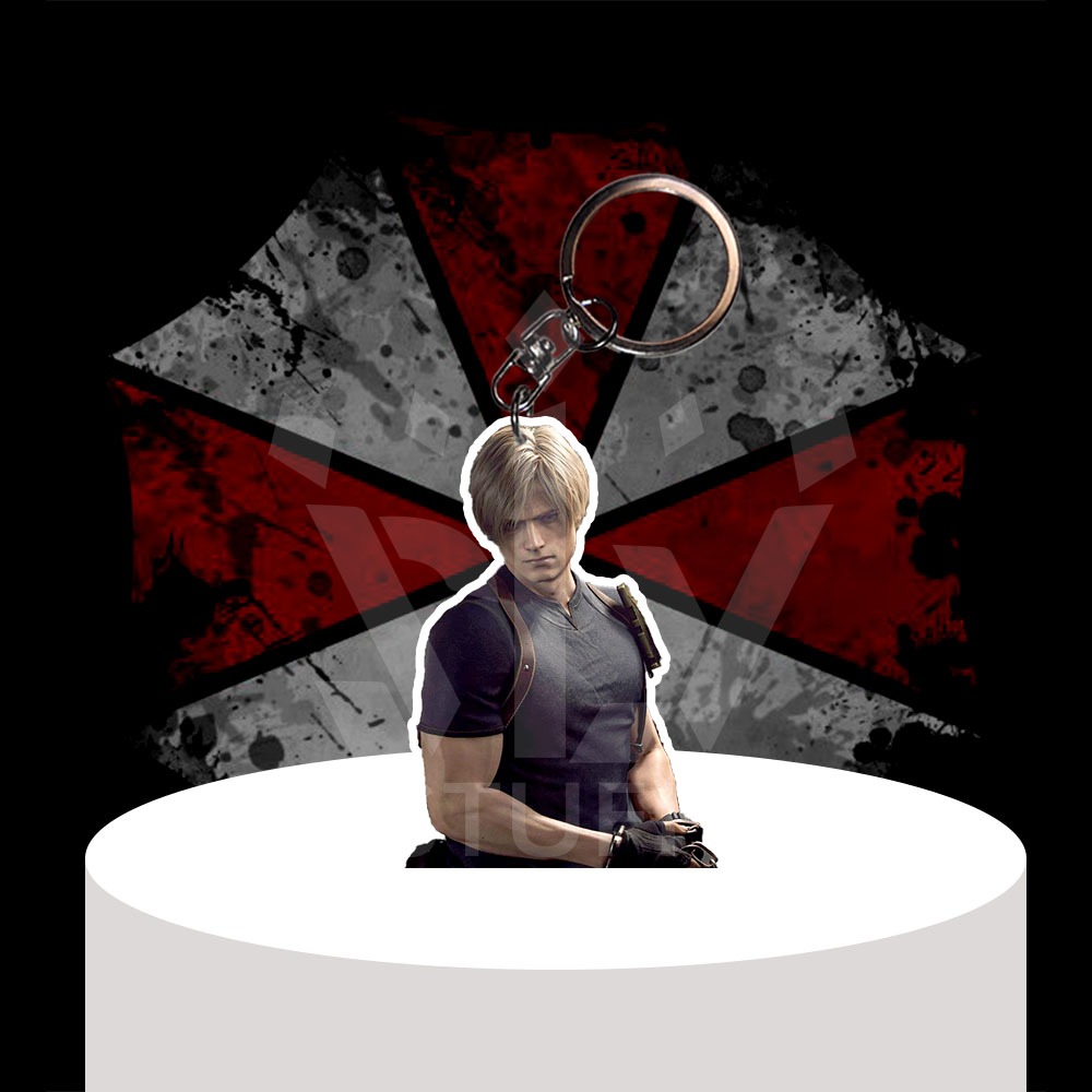 GANTUNGAN Resident Evil Keychain / HP Chain - Leon S Kennedy - Acrylic ...