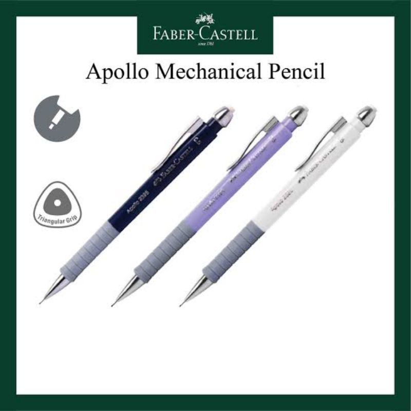 FABER CASTELL APOLLO MECHANICAL PENCIL MECHANICAL PENCIL | Shopee Malaysia