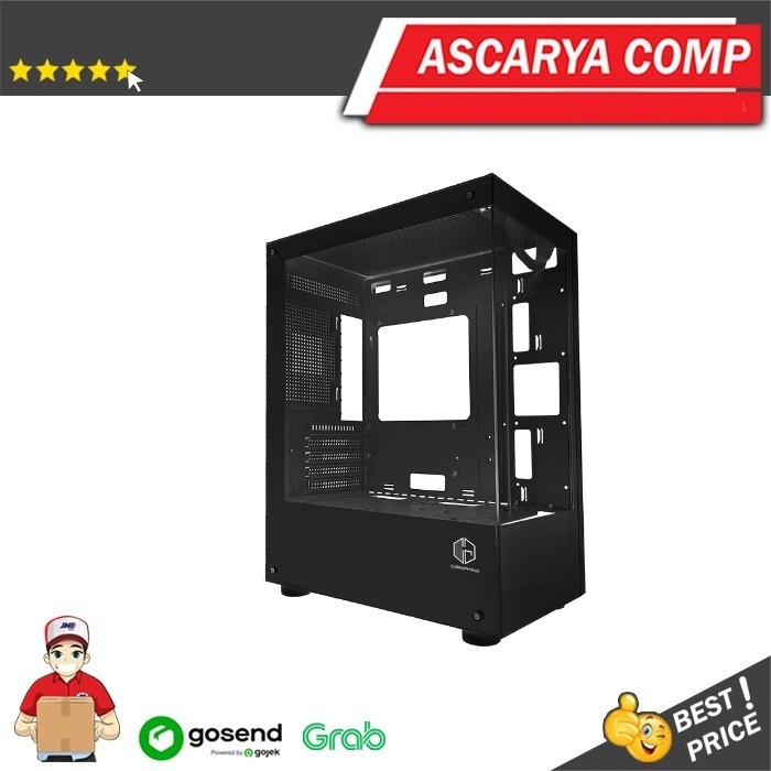 Zuarv BLACK PC CUBE Gaming Case - mATX Gaming Case - Tempered Glass | Shopee Malaysia