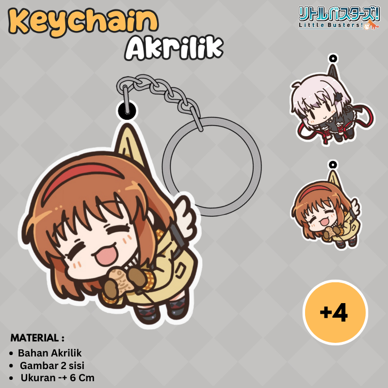 GANTUNGAN [Litle Busters] Keychain & strap hp full Acrylic Clannad ...