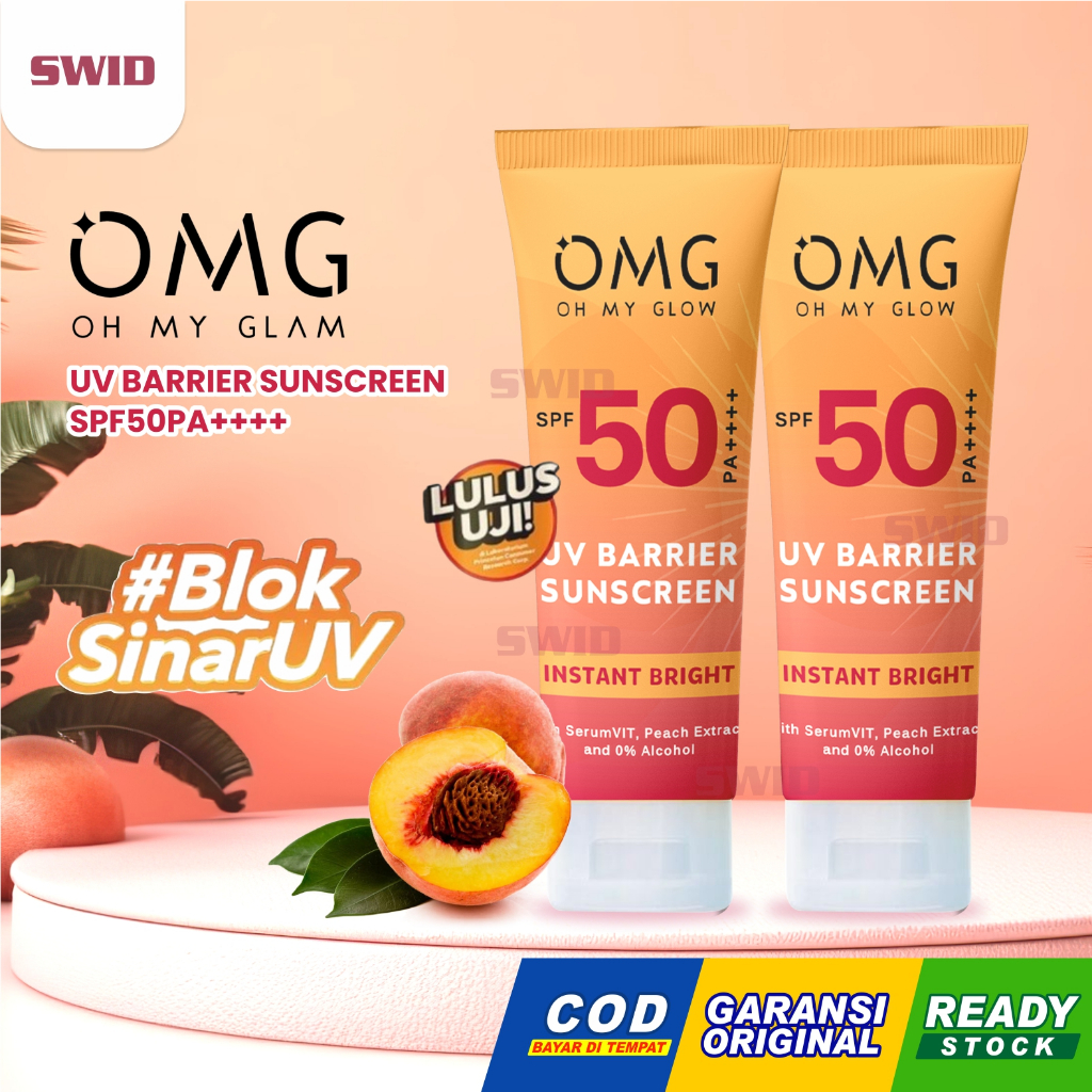 Omg Sunscreen SPF 50 PA++++ 25ml | Face Sunscreen | Shopee Malaysia