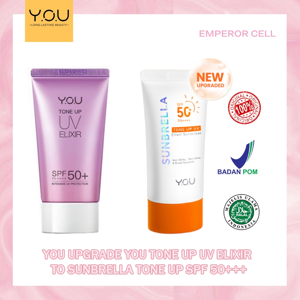 You Tone Up Suncreen UV Elixir SPF 50 PA ++/YOU Sunbrella Tone Up UV Elixir Sunscreen SPF50+ PA ...