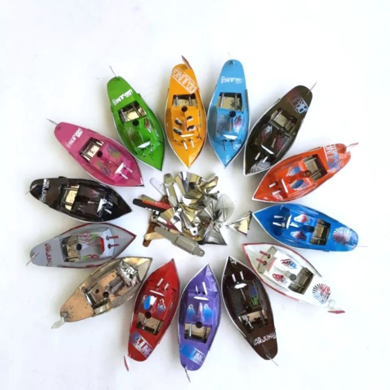 Old School Otok Otok Boat Children's Toy - Traditional Otok Prahu Ship ...