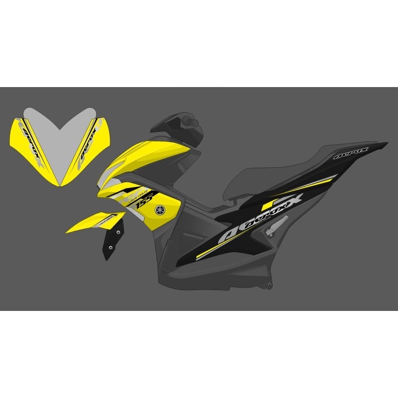 Transparent STRIPING NVX ALL NEW AEROX 2021 2022 203 CUSTOM NVX STYLE ...