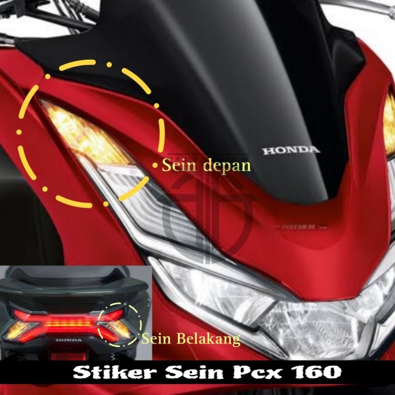 Pcx 160 Front and Rear Turn Signal Stickers | Shopee Malaysia