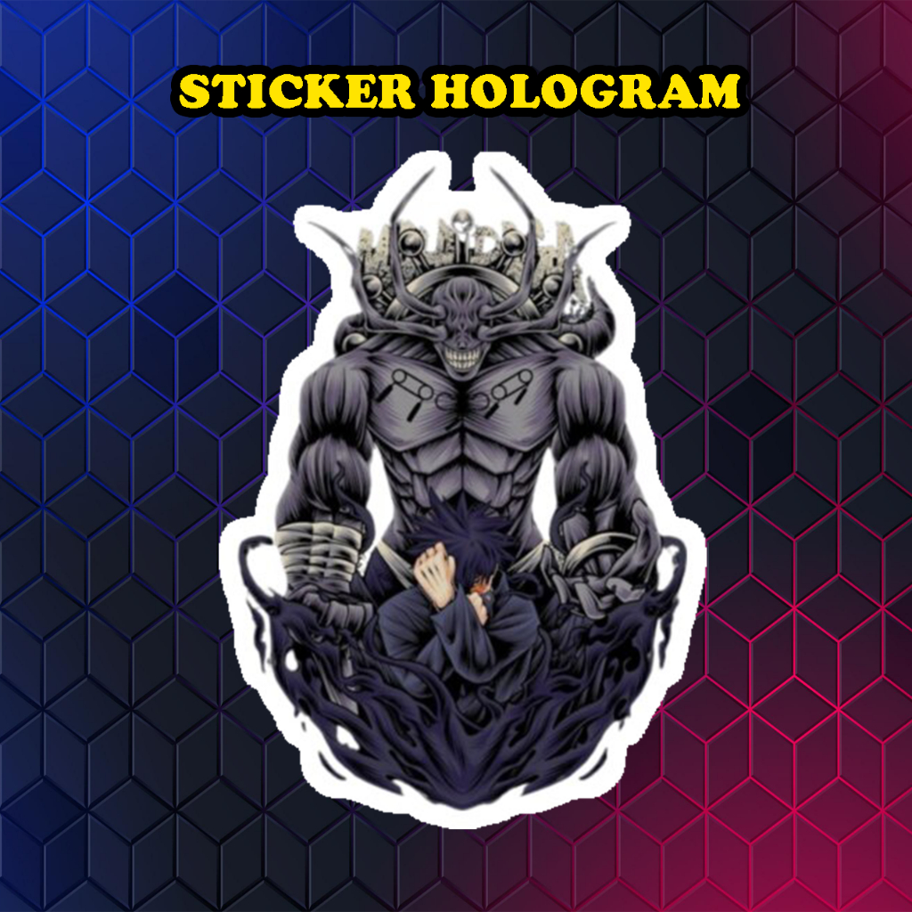 Mahoraga jujutsu kaisen Hologram Sticker Size 8cm | Shopee Malaysia