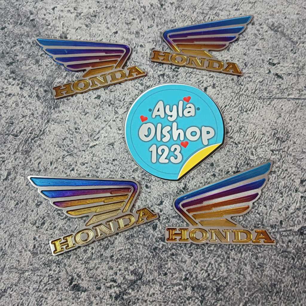 Original HONDA TITANIUM VIET WING EMBLEM / WING TITANIUM EMBLEM ...