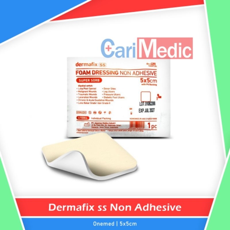Silicone Wound Plaster | Dermafix Silicone Foam Dressing 5cm x 5cm ...