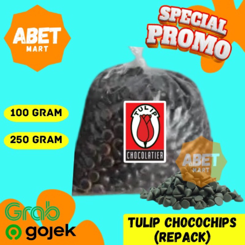 Tulip Choco Chips Repack 100gr 250gr - Chocochips Chocolate Chocochips ...
