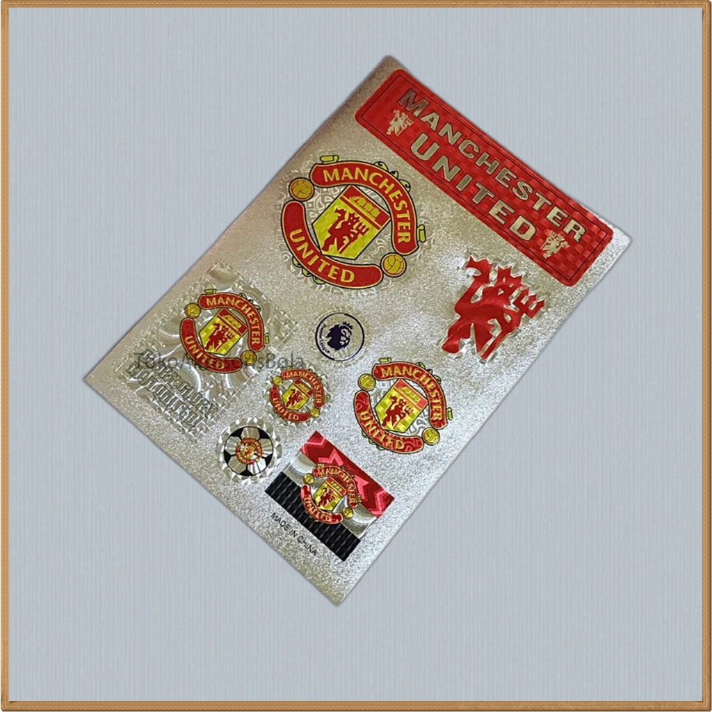 Manchester UNITED Football Club Hologram Cutting Sticker | Shopee Malaysia