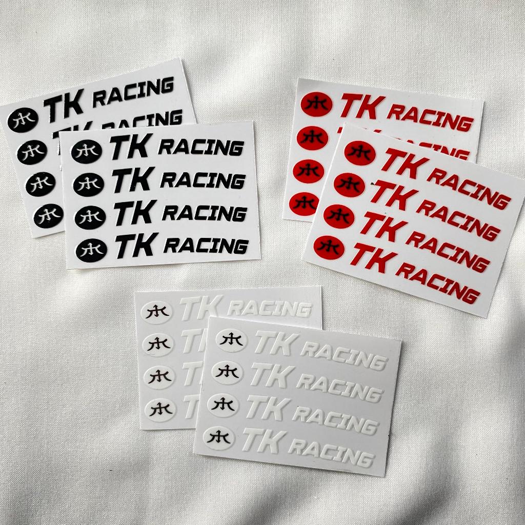 Sticker Rim TK RACING Embossed UV DTF | Shopee Malaysia