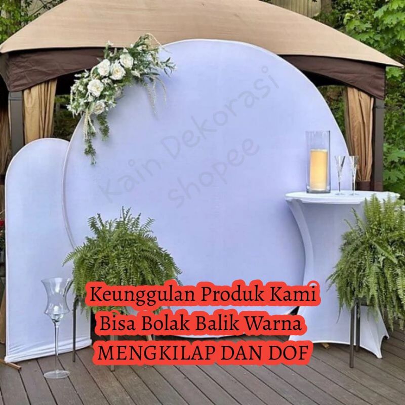 Circle 2 Meters Round Backdrop Cloth Semi-Round Backdrop Cloth Diameter ...