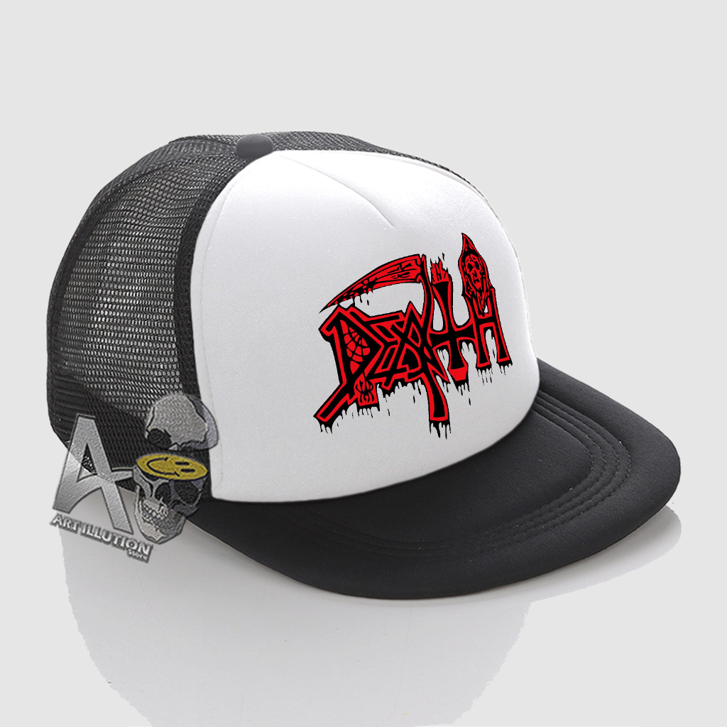 Death Logo Trucker Hat Snapback Hat/Mesh Snapback Hat - PREMIUM New ...