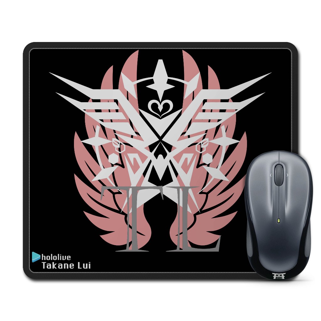 Vtuber TAKANE LUI Typography Hololive anime gaming Mouse pad 6th - 100% ...