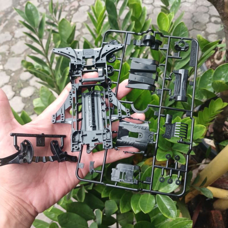 HITAM Tamiya CHASSIS FMA BLACK LOOSKIT / CHASSIS FM-A SET ORIGINAL ...