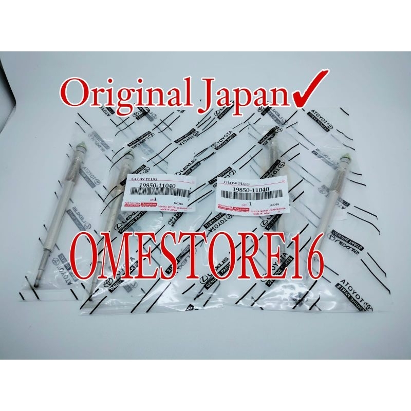 Inova INNOVA REBORN HILUX REVO FORTUNER VRZ 2GD JAPAN 1PC HEATING SPARK ...