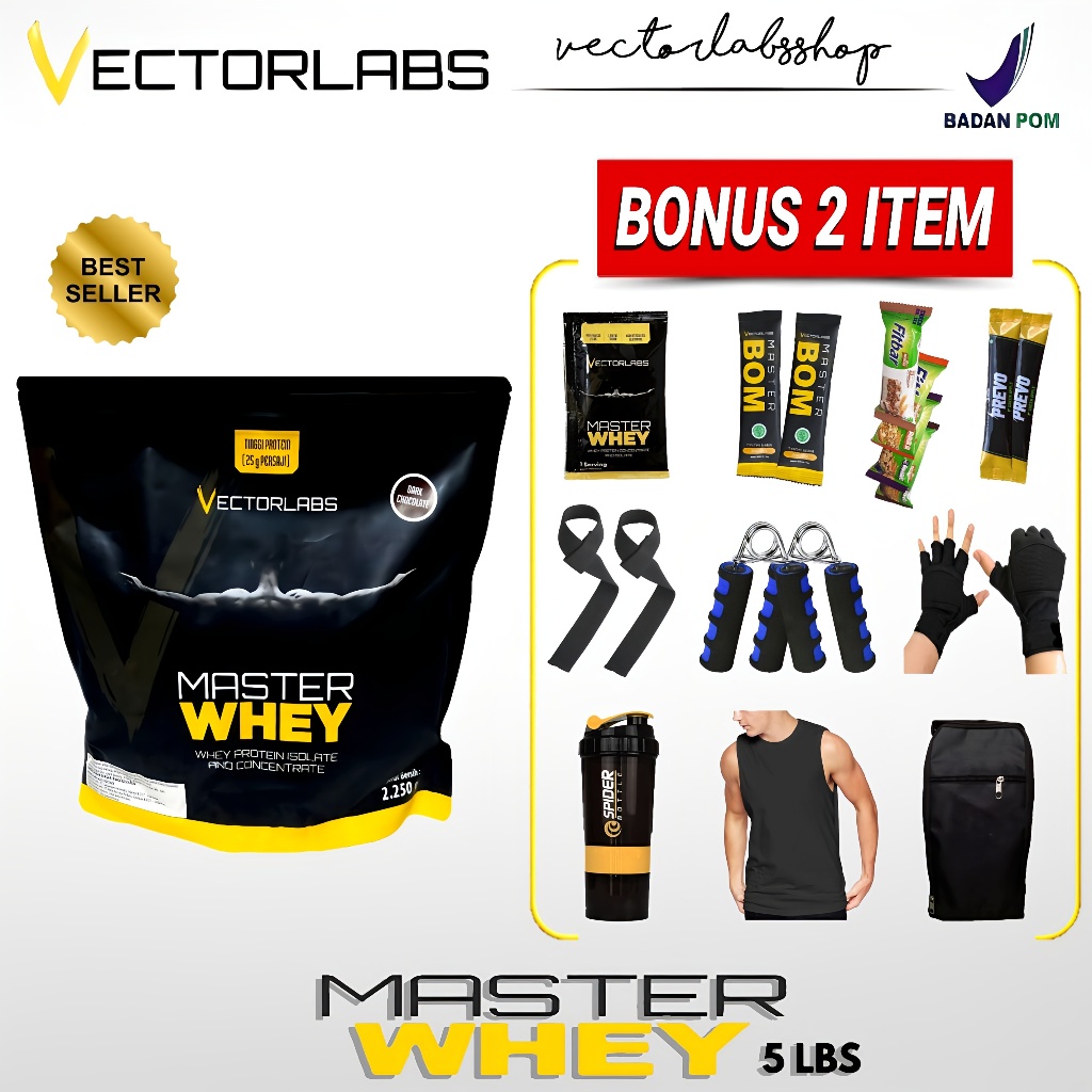 Vectorlabs Master Whey Protein 5 lbs Whey Milk Protein Isolate ...