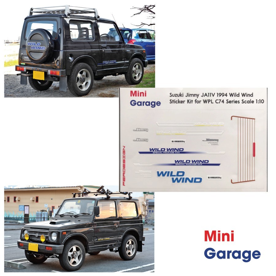 Sticker Kit RC WPL C74 Suzuki Jimny 1/10 scale | Shopee Malaysia