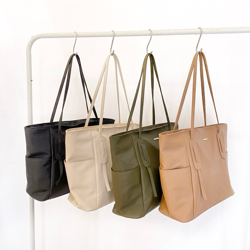 Tweelyforbag Monicka Totebag (14-inch Laptop) Semi-Pu Leather Women's ...