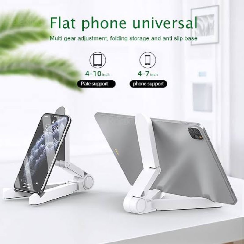 HP New Universal Portable Cell Phone Stand Triangle Folding Desktop ...