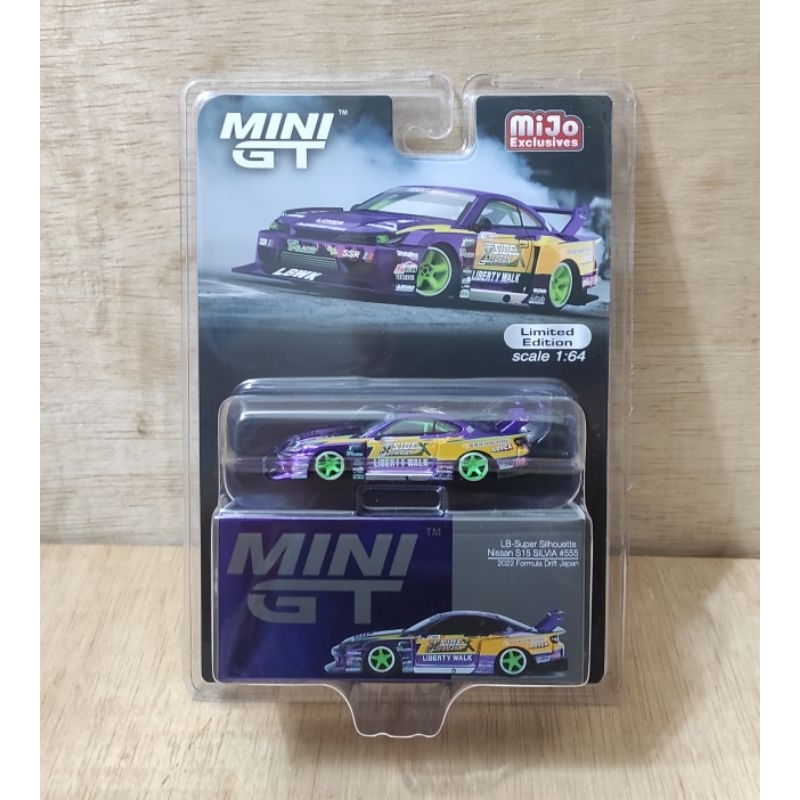 Mini GT No. 576 LB Super Silhouette Nissan S15 Silvia LBWK purple 2022 ...