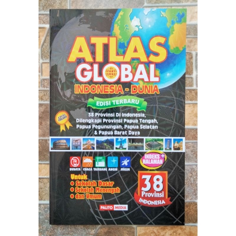 Global Atlas of 38 Provinces Small Size | Complete Atlas of 38 Small ...