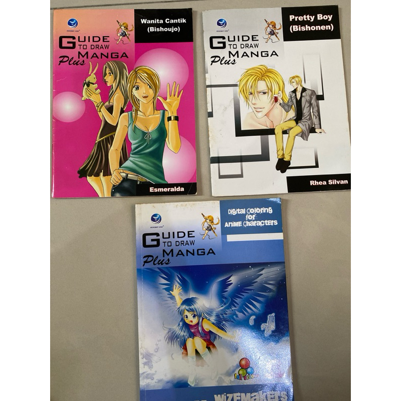 Guide to draw manga plus beautiful women bishoujo pretty boy bishonen ...