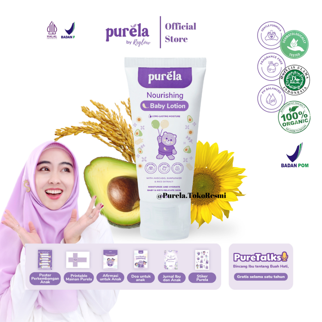 Purela Baby Lotion | Baby and Child Skin Moisturizer | Baby and Child ...