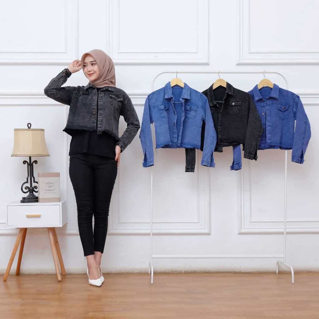 Women's CROP JEANS Jackets/Women's Tops DENIM JEANS Jackets CROP ...