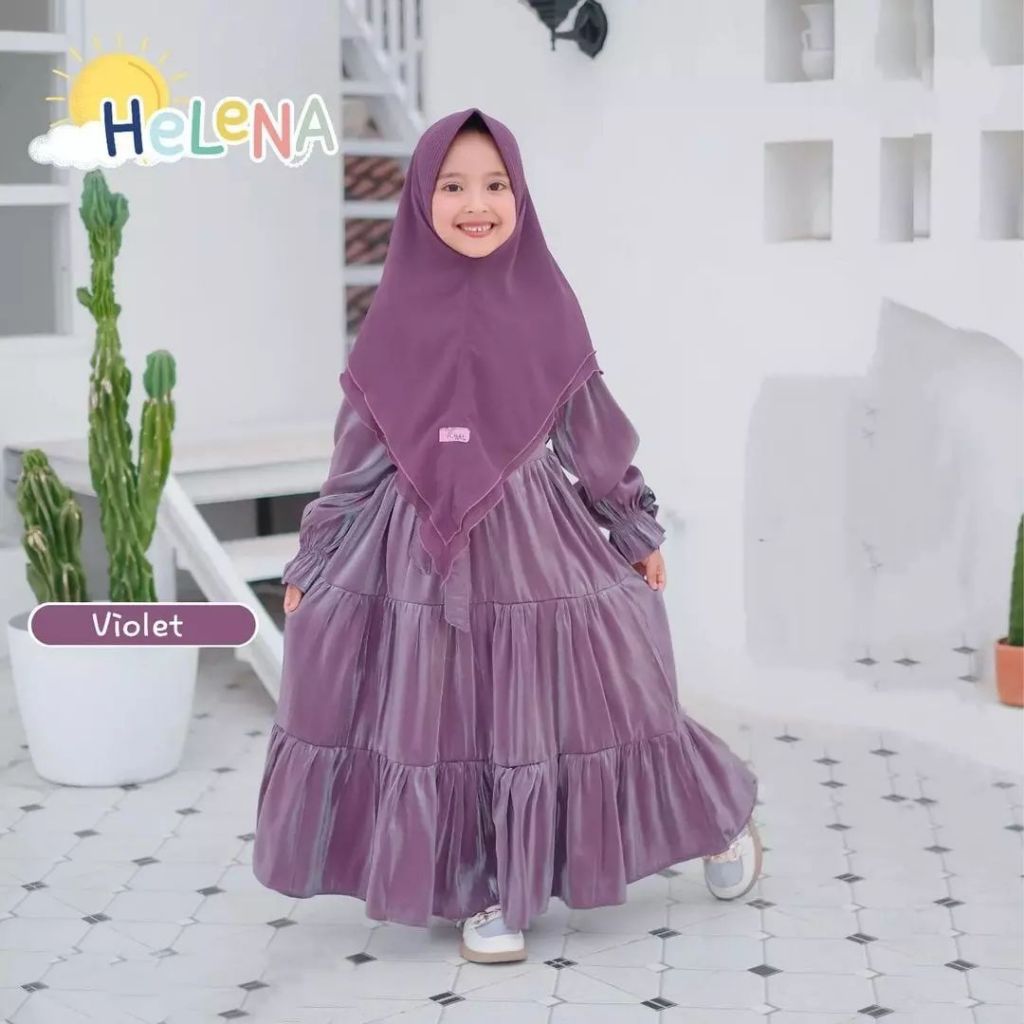 Helena Kids Modern Children's Muslim Dresses 2024 Ages 9-12 Years ...
