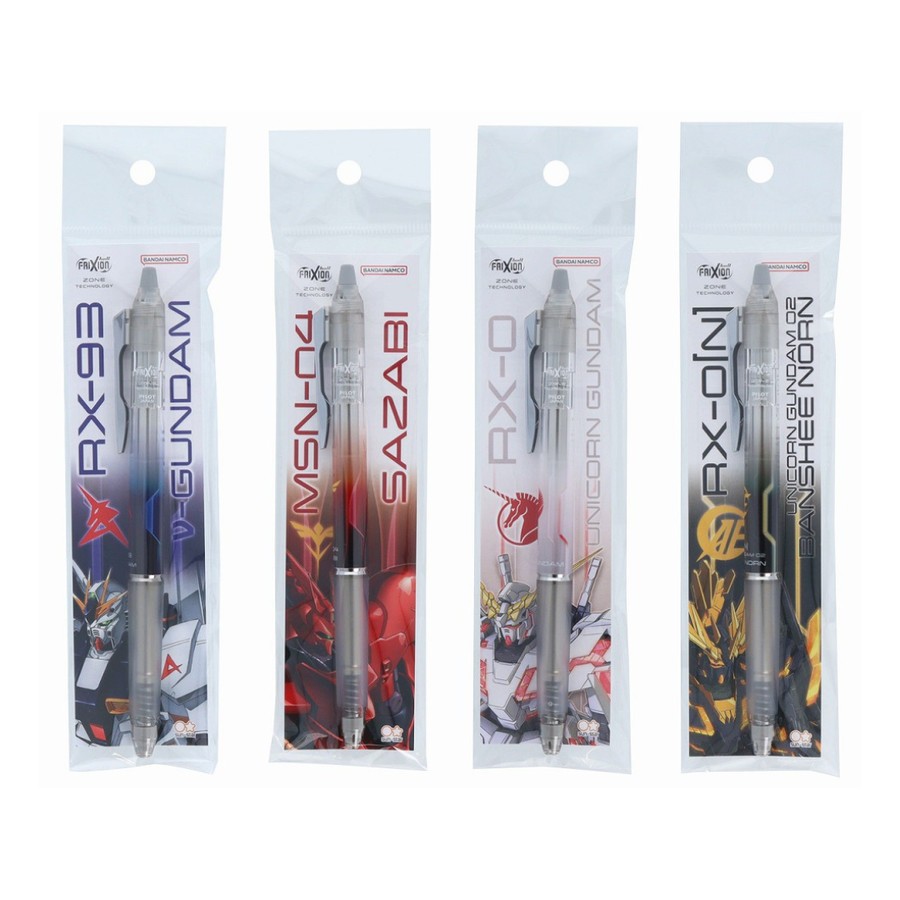 Pilot FriXion Knock Zone Gundam Erasable Ink Pen 0.5mm Limited Edition ...