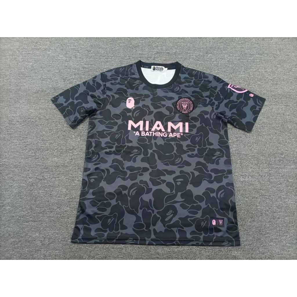 HITAM Jersey Inter Miami Special Edition Bape Black 2023/2024 Grade Ori ...