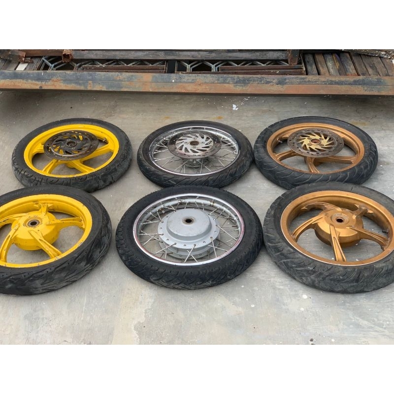Original rear and front Skydrive rims removed | Shopee Malaysia
