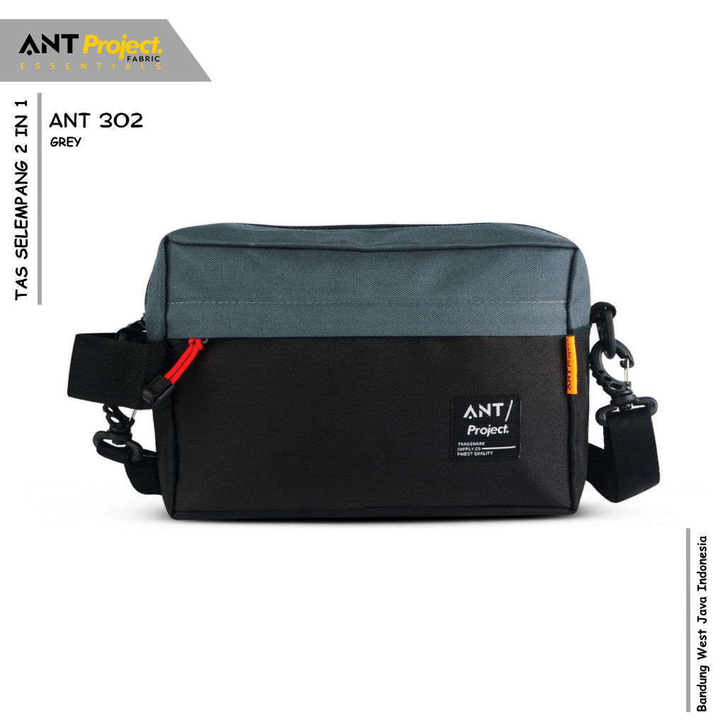 Ant PROJECT - Clutch Bag ANT 302 Gray Combination | Shopee Malaysia
