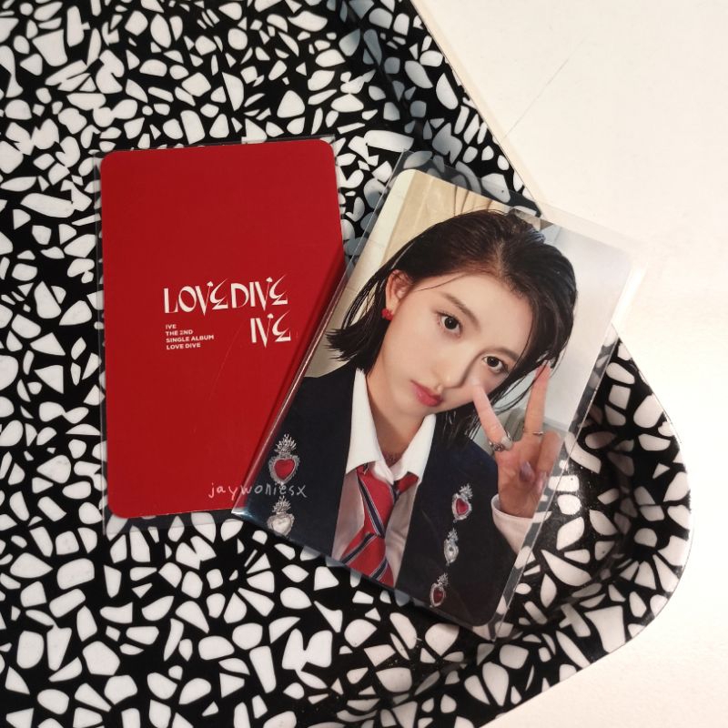 Pc IVE GAEUL ALBUM LOVE DIVE RED VER 1 PHOTOCARD | Shopee Malaysia