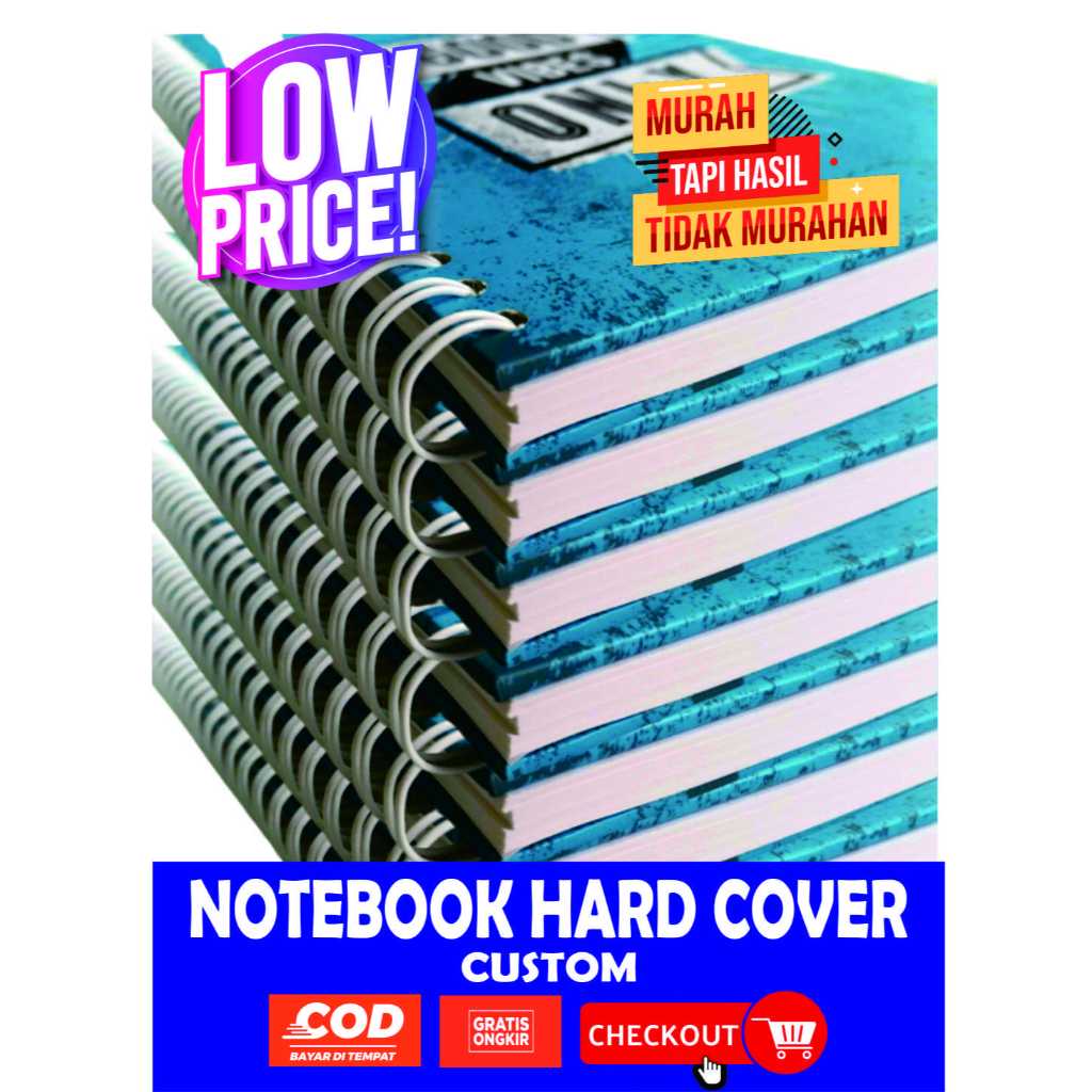 Custom A5 Spiral HARDCOVER Notebook | Shopee Malaysia