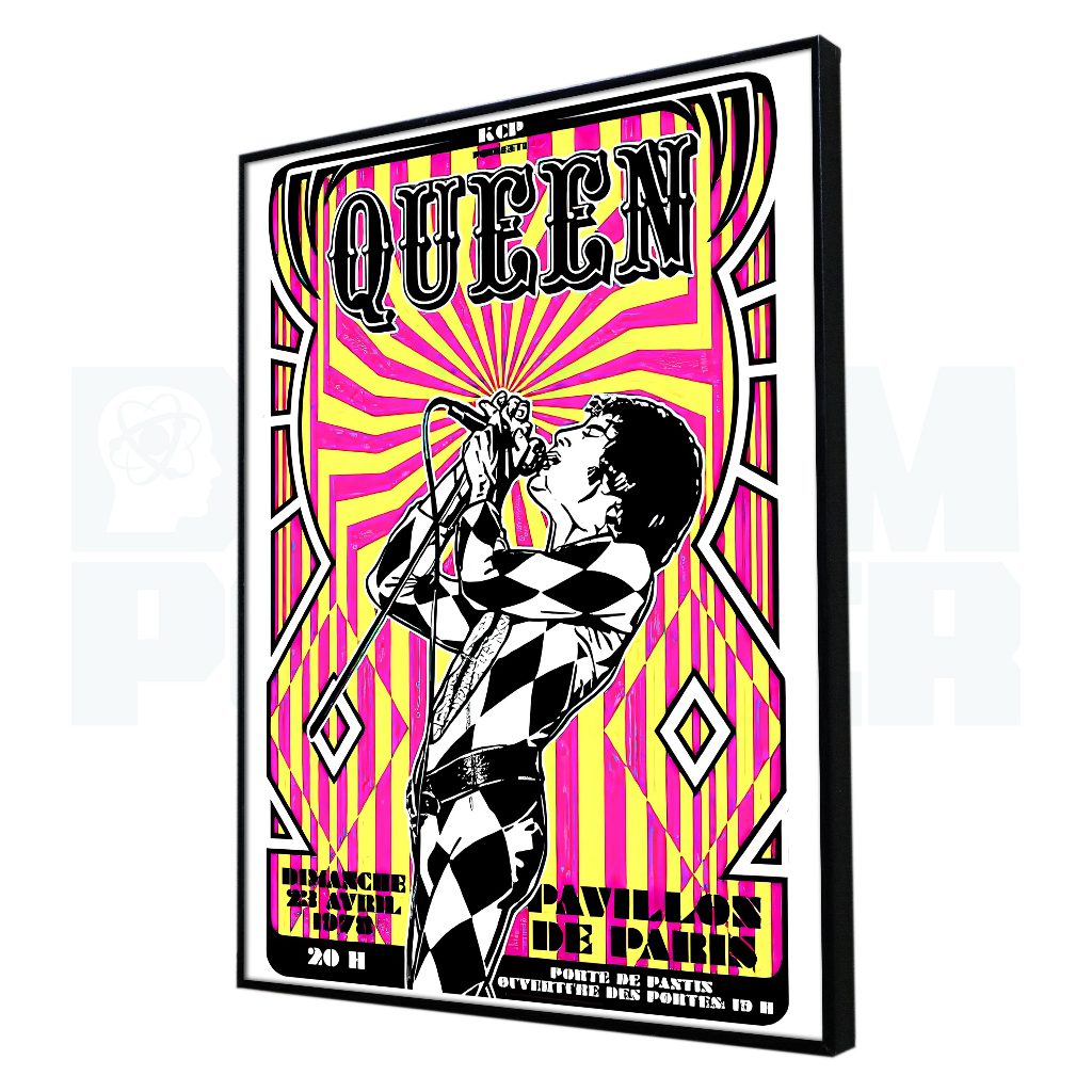 Frameblock Band Poster A3 Size 30x40 cm | Queen Concert Poster | Shopee ...
