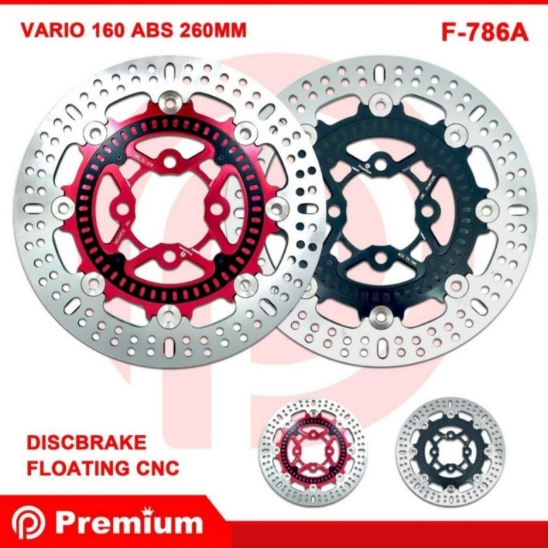 Premium Front Disc Plate F786A 260mm Floating CNC Vario 160 ABS ...