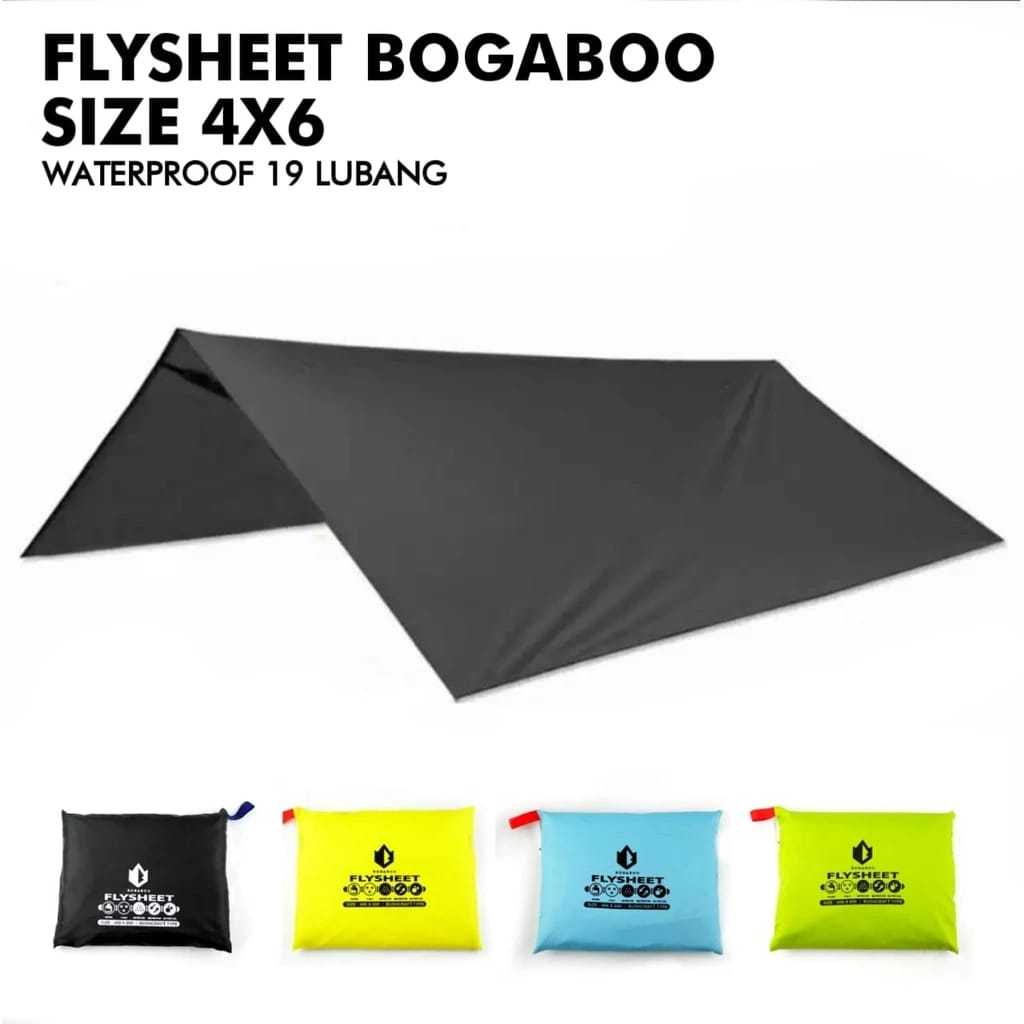 TENDA Flysheet Ultralight Waterproof Size 4x6 Meters BOGABOO - Flysheet ...