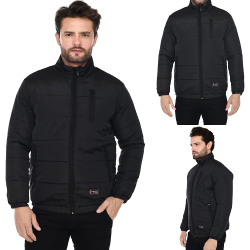 Credifox Men's Bubble jacket - Men's winter jacket - Headdress jacket ...