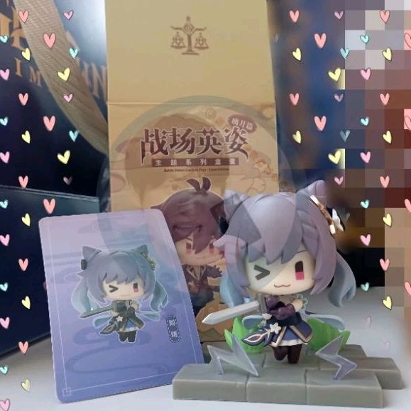 Genshin Impact Mini Figure Battlefield Series Blind Box Gacha Liyue ...
