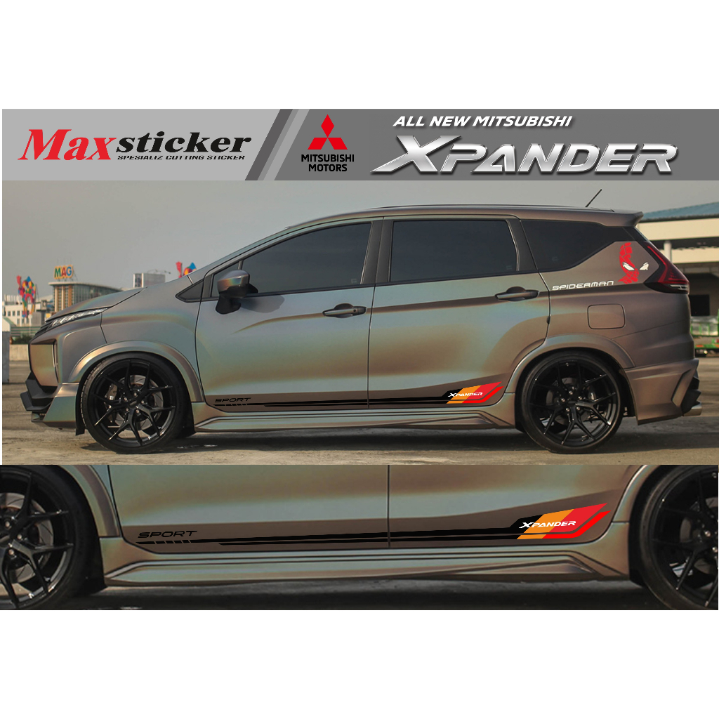 Xpander UTIMATE NEW car Sticker, xpander CAR side body striping ...