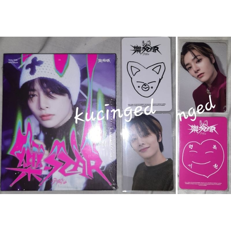 I.n Lucky Draw soundwave r4 & ROCK-STAR Postcard ver. sealed album skz ...