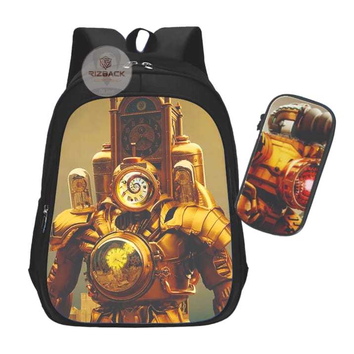 Boys School Bags Skibidi Toilet Backpack Skibidi Toilet Speaker Man ...