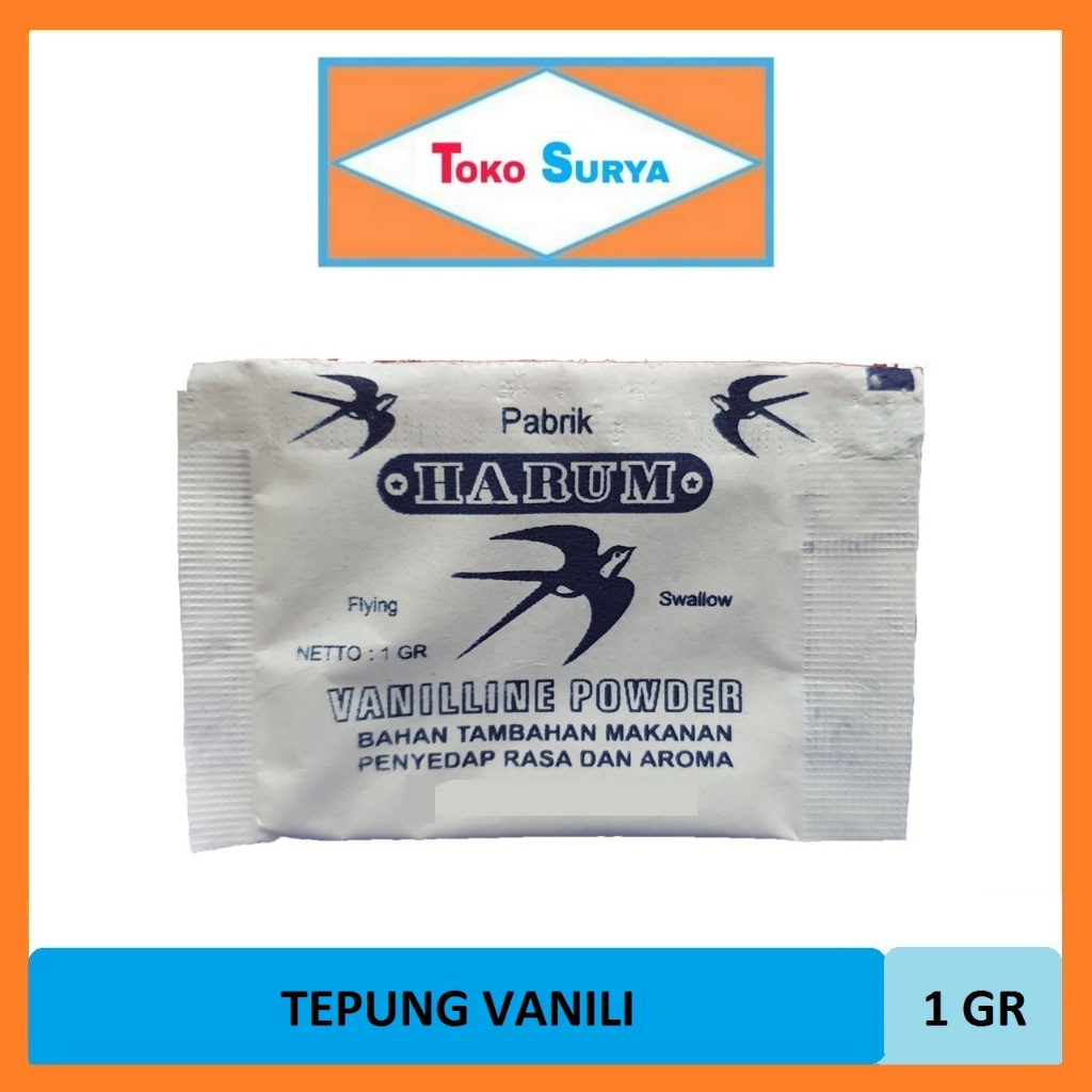 Vanilla Flour Vanilline Powder Sachet 1 Gr | Shopee Malaysia