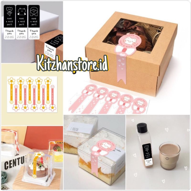 Tq Sticker thank you Sticker thank you Sticker box label Sticker box ...