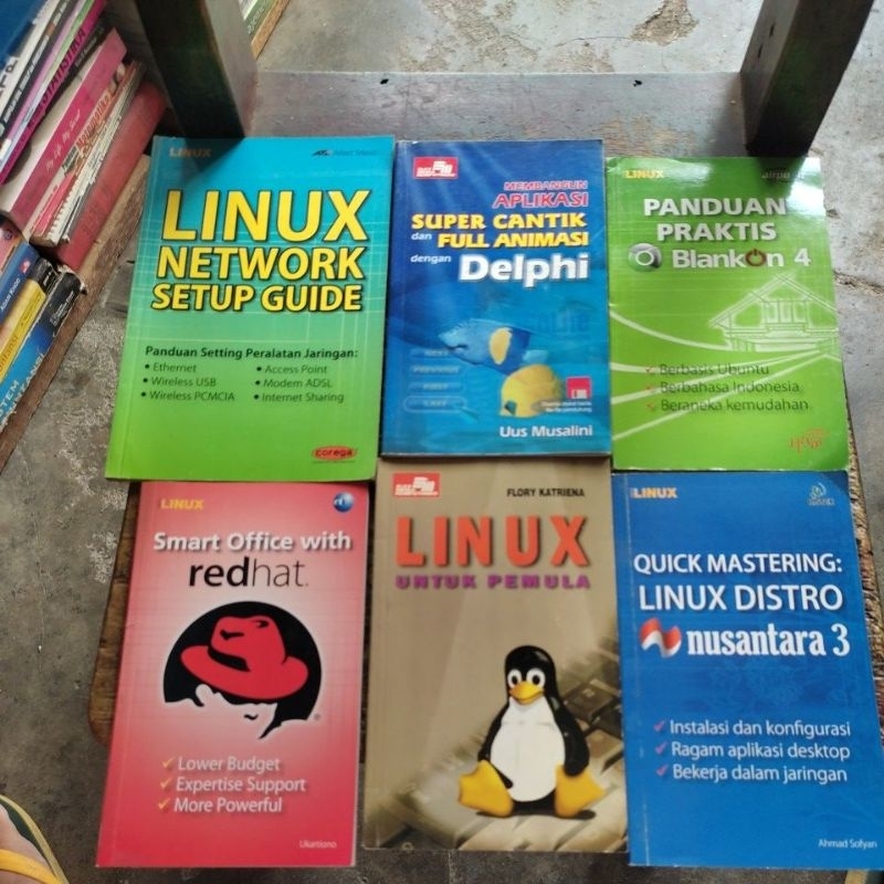 Books of various kinds of Linux (original) | Shopee Malaysia