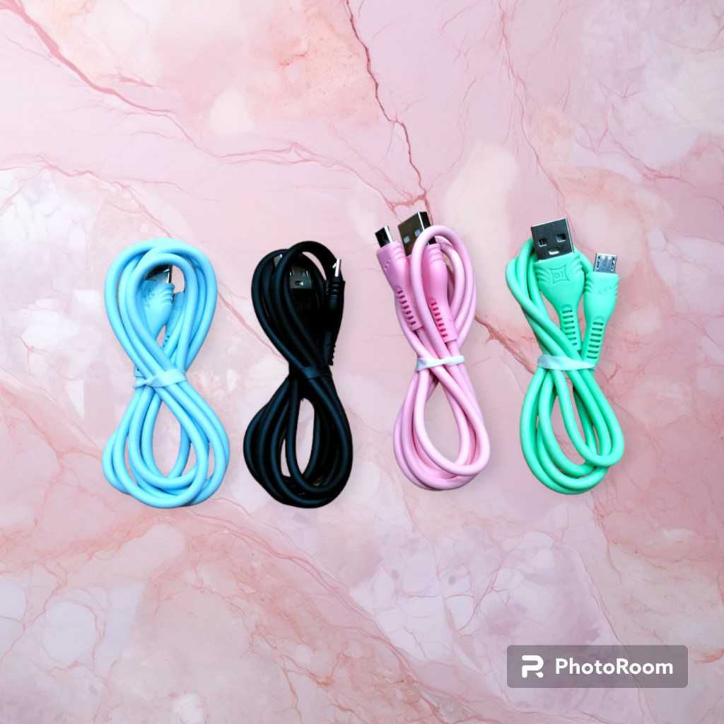 Macaron DATA CABLE CHARGER D6/D7 Colorful MICRO And TYPE C CAS CABLE ...