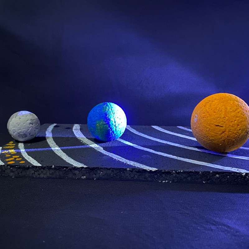 MATAHARI Planet Ball Styrofoam Earth Sun Moon Eclipse | Shopee Malaysia