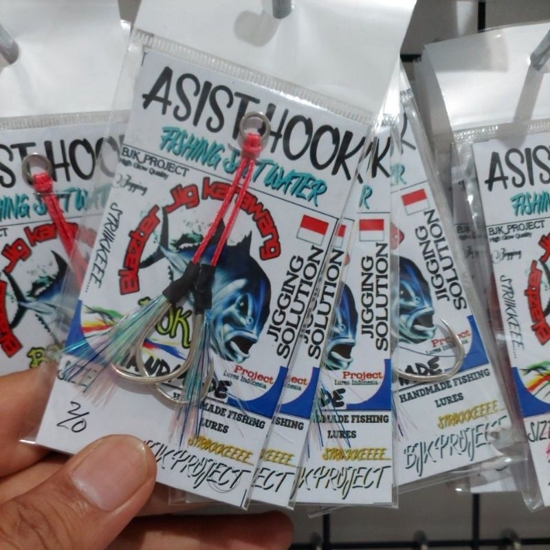 Asist hook 3/0 Stainlist (FAST JIGGING) | Shopee Malaysia